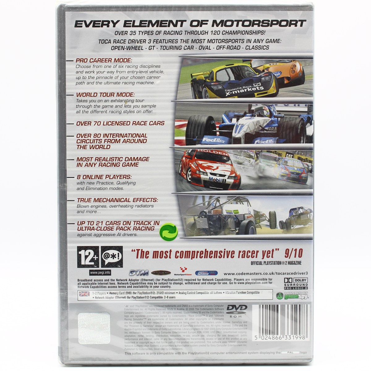 TOCA Race Driver 3 (PS2 - Platinum - Nyt spil) - WTS Retro - Køb ...