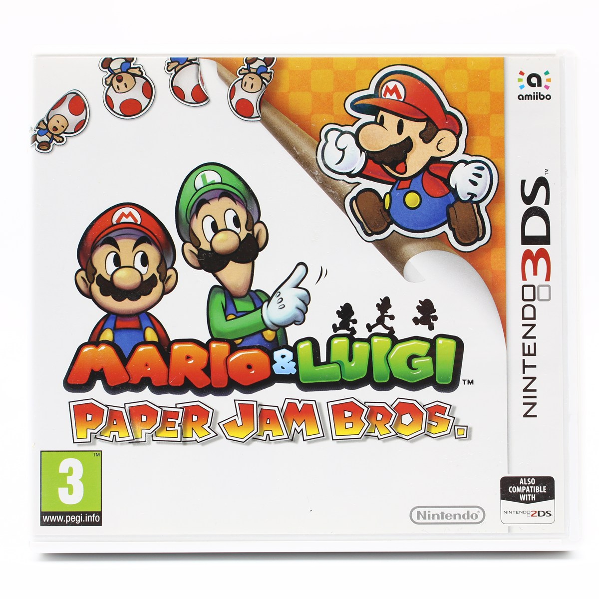 Mario & Luigi: Paper Jam Bros (Nintendo 3DS) - WTS Retro - Køb her
