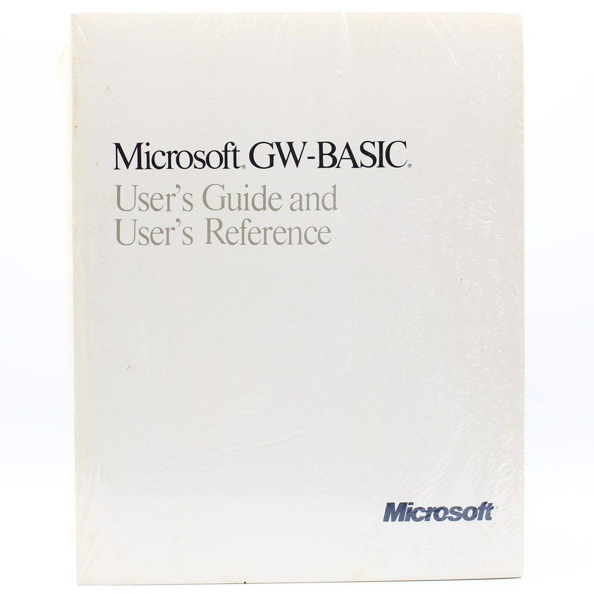 Microsoft GW-Basic User's Guide and User's Reference (NY) - WTS Retro - Køb her