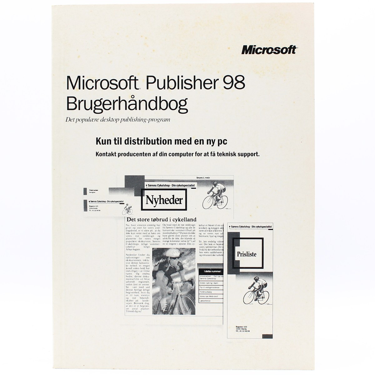 Microsoft Publisher 98 - Brugerhåndbog - WTS Retro - Køb her