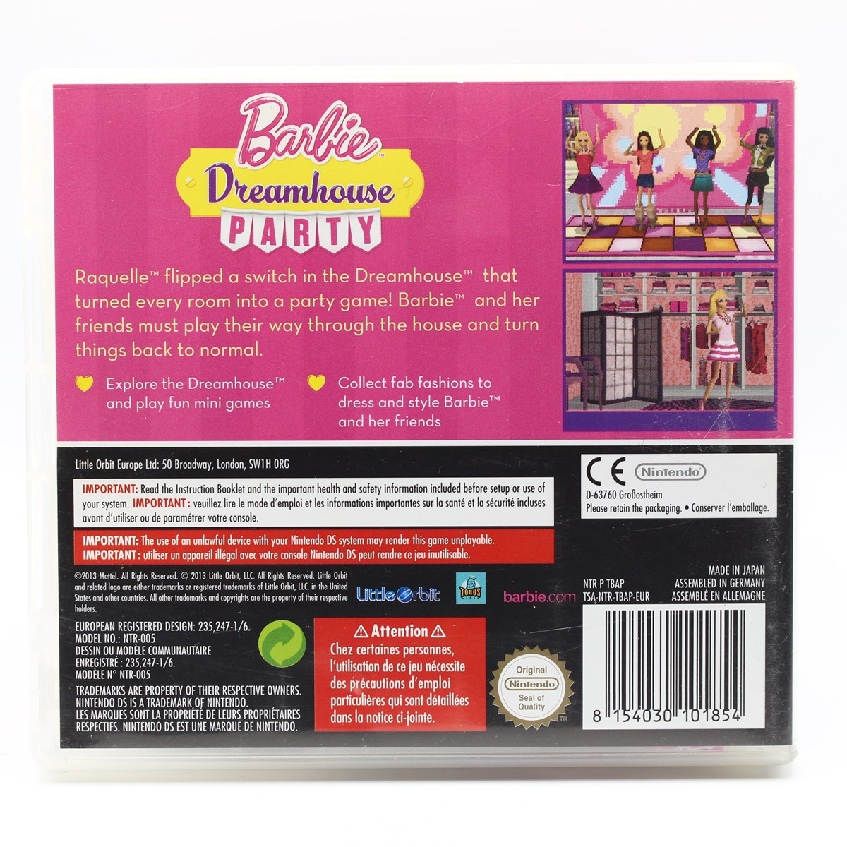 Barbie: Dreamhouse Party (Nintendo DS) - WTS Retro - Køb her
