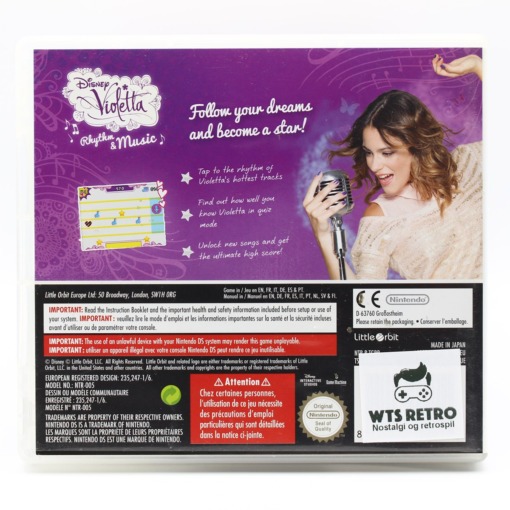Disney Violetta: Rhytm & Music (Nintendo DS) - WTS Retro - Køb her