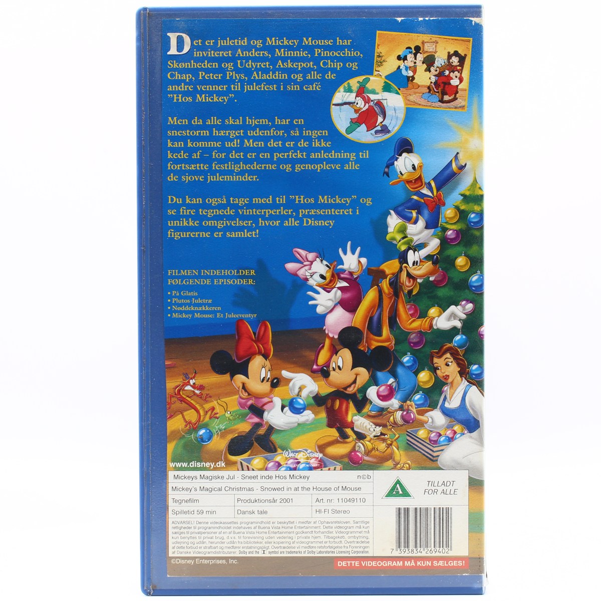 Mickeys magiske jul: Sneet inde hos Mickey - Disney (VHS) - WTS Retro ...