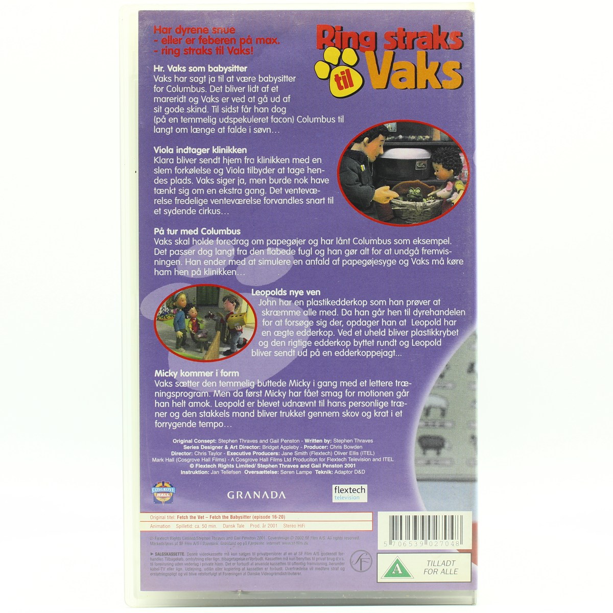 Ring straks til Vaks 4: Hr. Vaks som babysitter (VHS) - WTS Retro - Køb ...