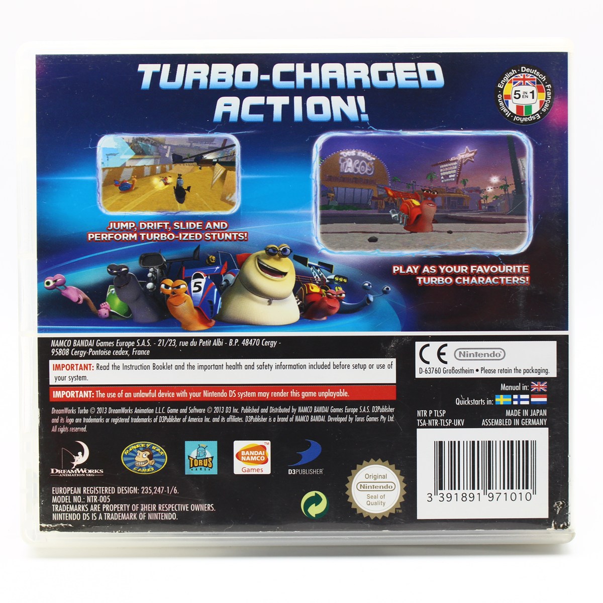 Turbo: Super Stunt Squad (Nintendo DS) - WTS Retro - Køb her