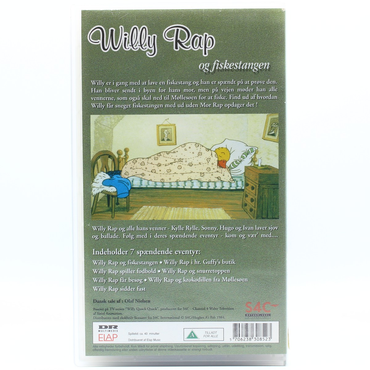 Willy Rap og fiskestangen (VHS) - WTS Retro - Køb filmen her