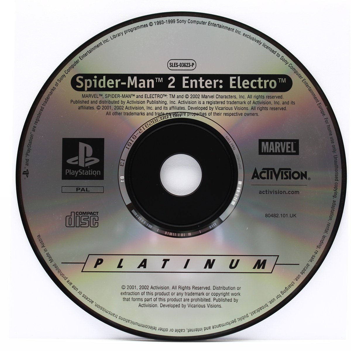 Spider-Man 2: Enter Electro (PS1 - Platinum - Løs spil) - WTS Retro ...