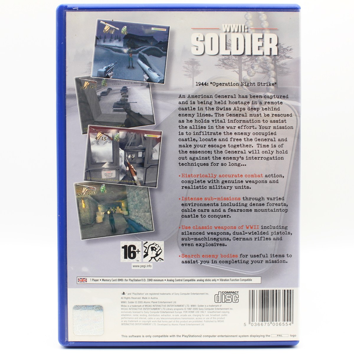 WWII: Soldier (PS2) - WTS Retro - Køb spillet her